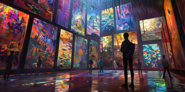 The first AI art museum